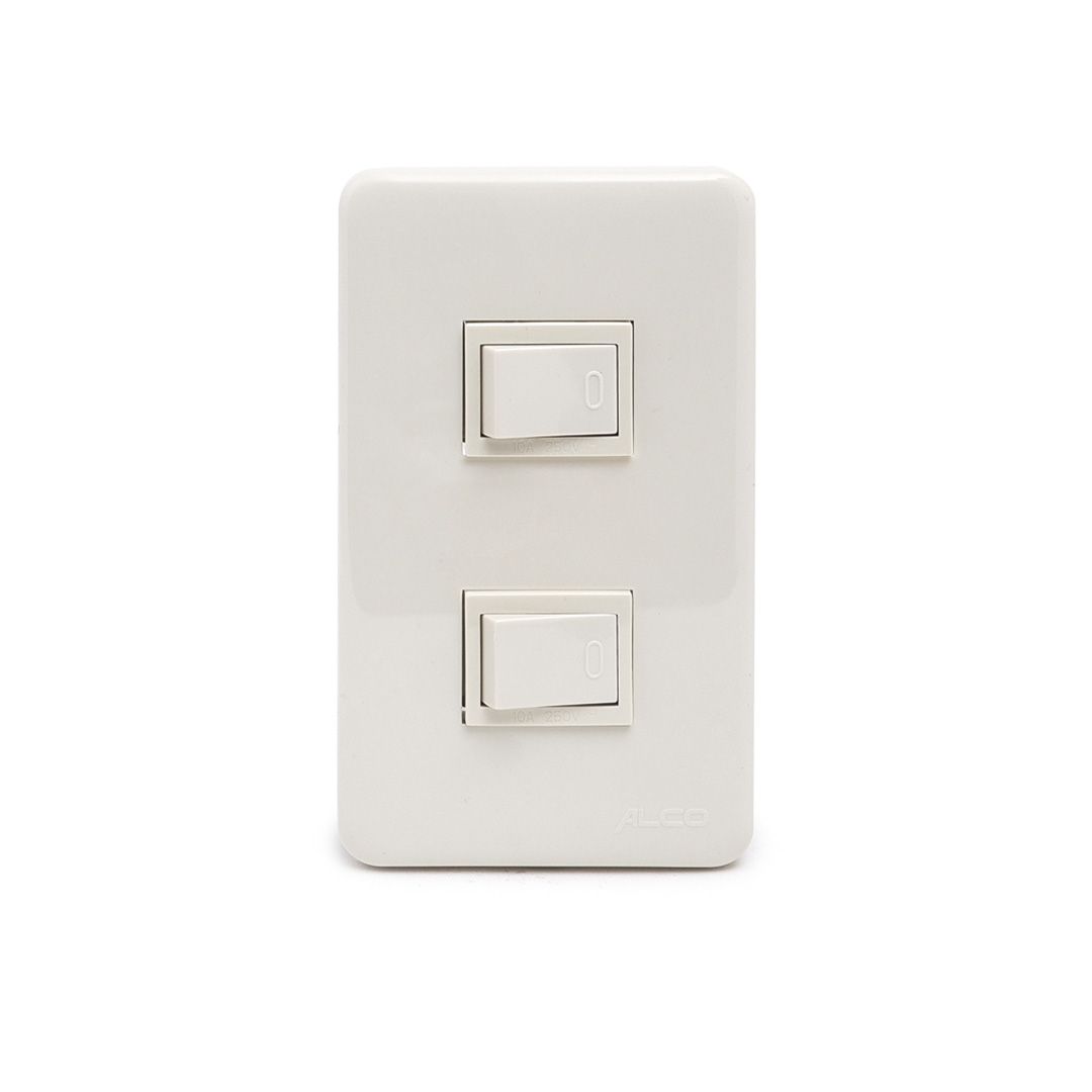 Classic Series 2 Gang 1 Way Switch Set - CMA