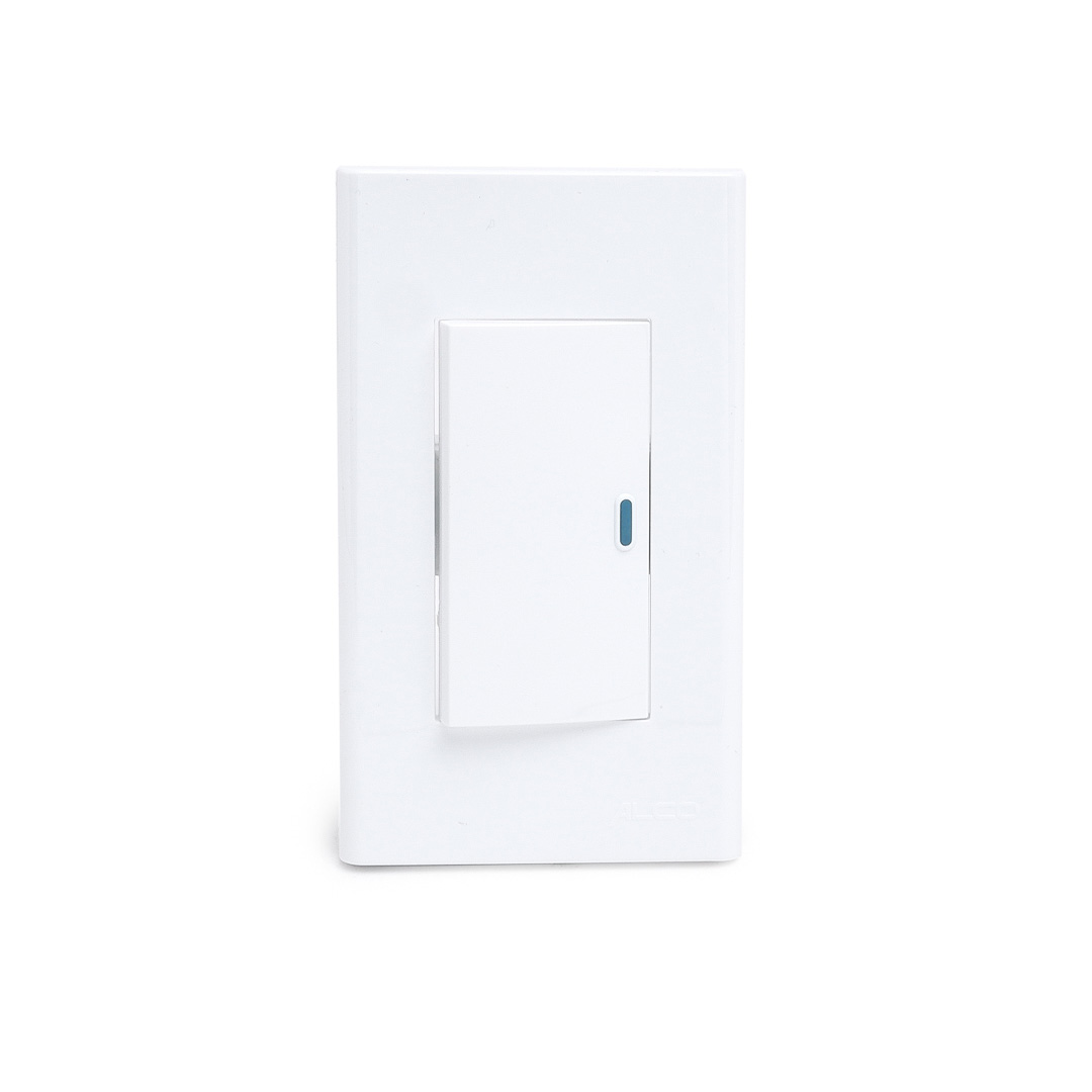 Wide Series 1 Gang 1 Way Switch with Reflector Set - CMA