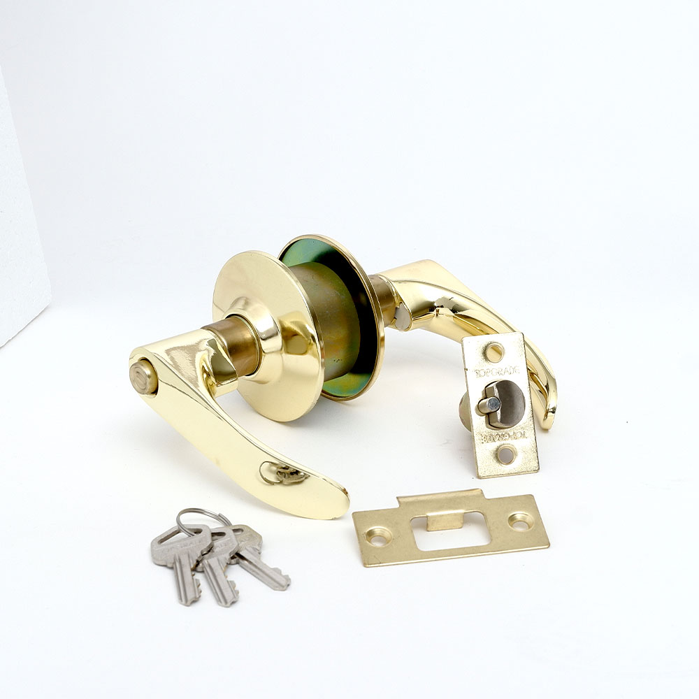 Cylindrical Lever Lockset Polished Brass - CMA
