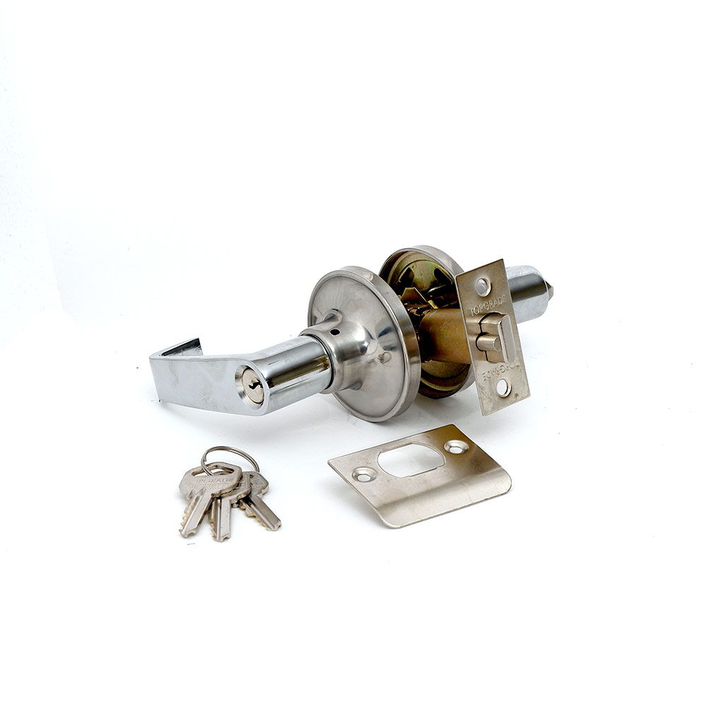 Tubular Lever Lockset Chrome Plated - CMA