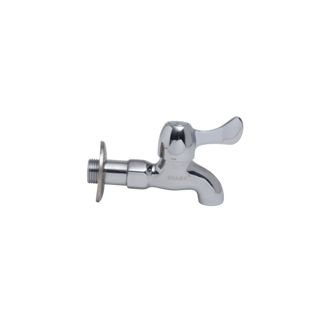 Brass Sink Faucet Chrome Plated - Plain BIBB - CMA