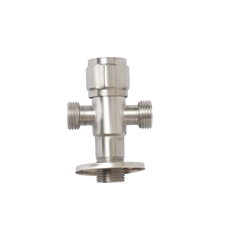 304 Stainless Steel Angle Valve 3 Way 1/2" x 1/2" x 1/2" - CMA